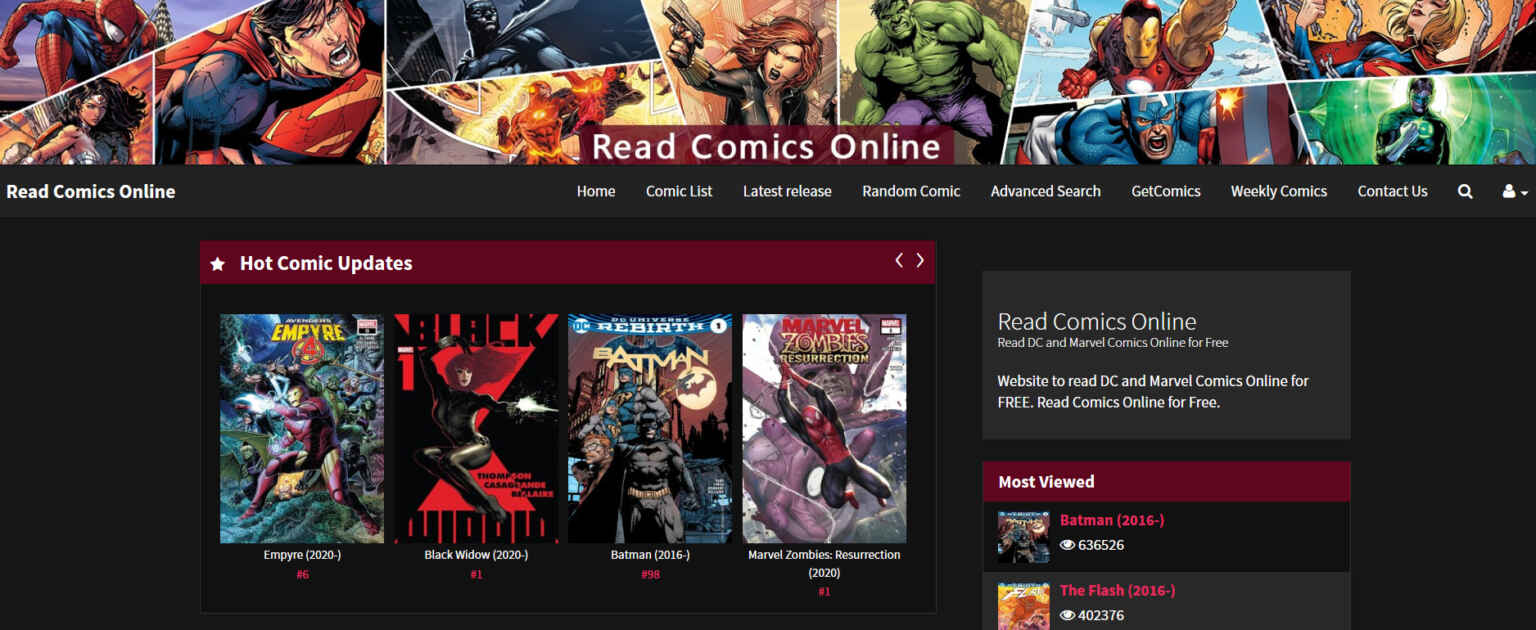 12 Best Places to Read Marvel Comics Online For Free 2024