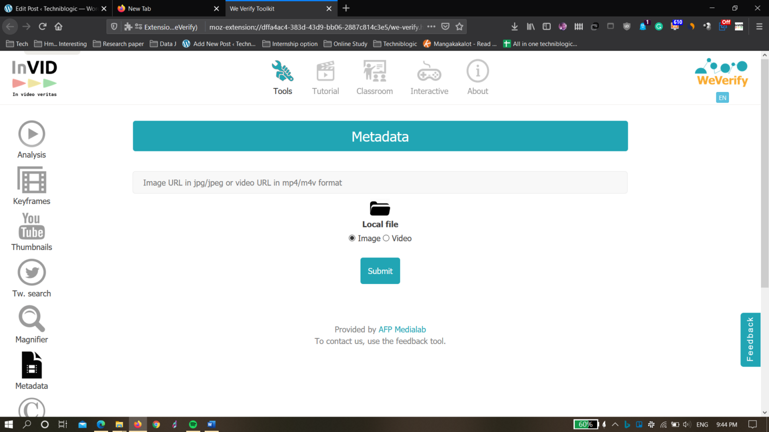 How To Use InVID Video Verification Tool? | Techniblogic